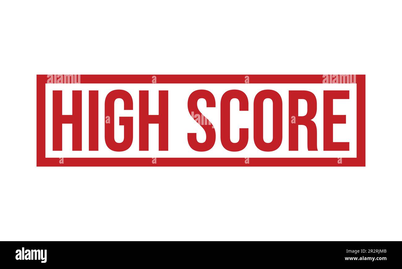 High score rubber stamp hi-res stock photography and images - Alamy