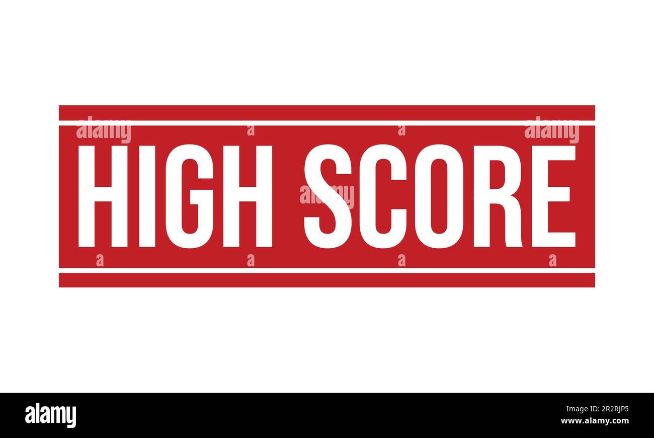 High score stamp hi-res stock photography and images - Alamy