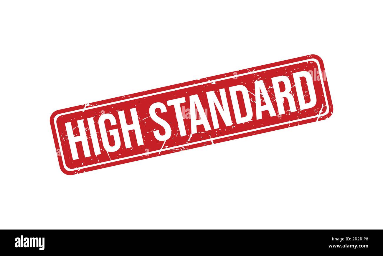 High Standard Rubber Stamp Seal Vector Stock Vector Image & Art - Alamy