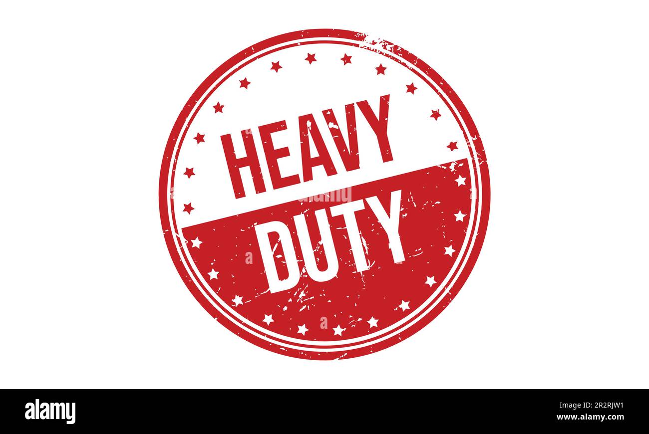 Heavy Duty Rubber Stamp Seal Vector Stock Vector Image & Art - Alamy