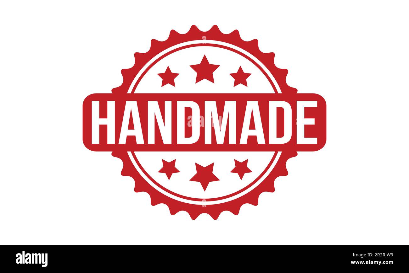 Handmade Rubber Stamp Seal Vector Stock Vector Image & Art - Alamy