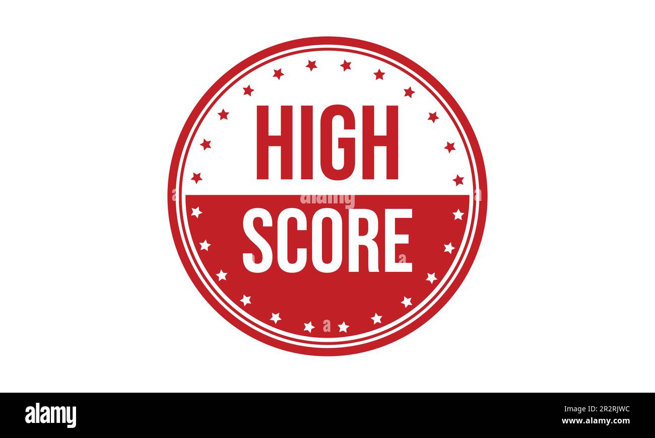 High score stamp hi-res stock photography and images - Alamy
