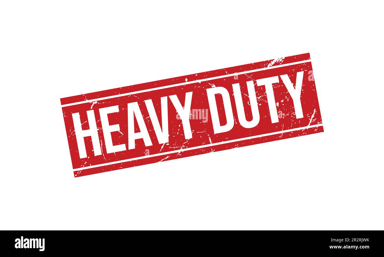 Heavy Duty Rubber Stamp Seal Vector Stock Vector Image & Art - Alamy