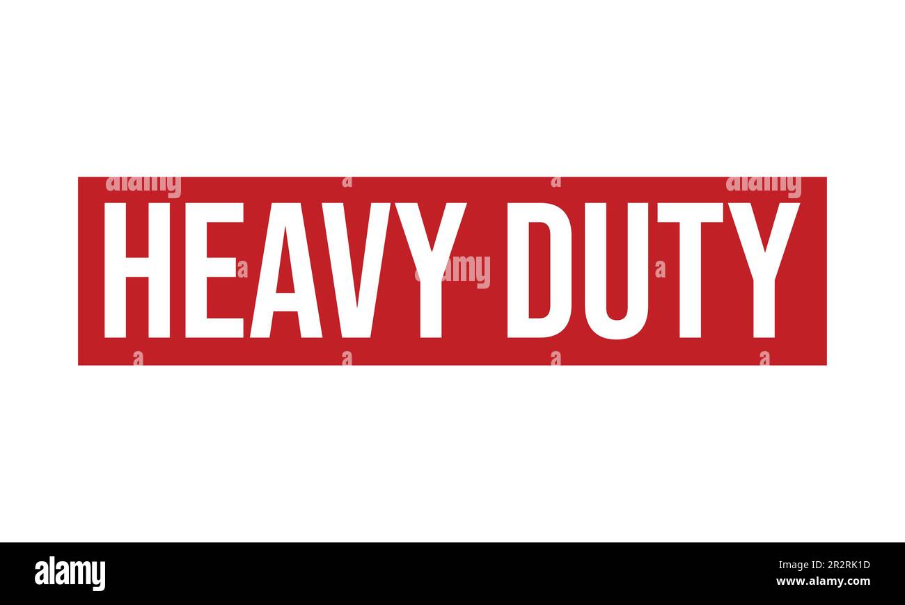 Red heavy duty Stock Vector Images - Alamy