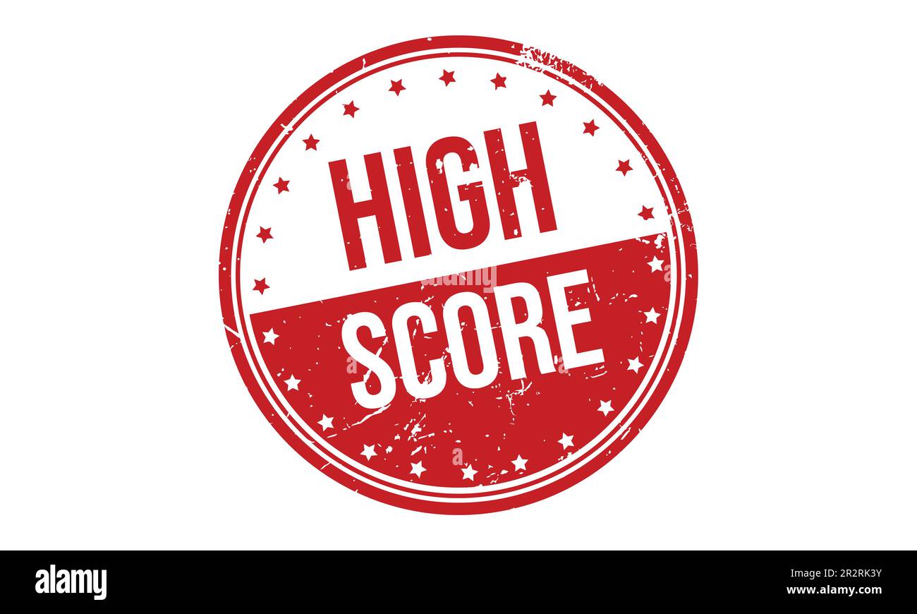 High Score Rubber Stamp Seal Vector Stock Vector Image & Art - Alamy