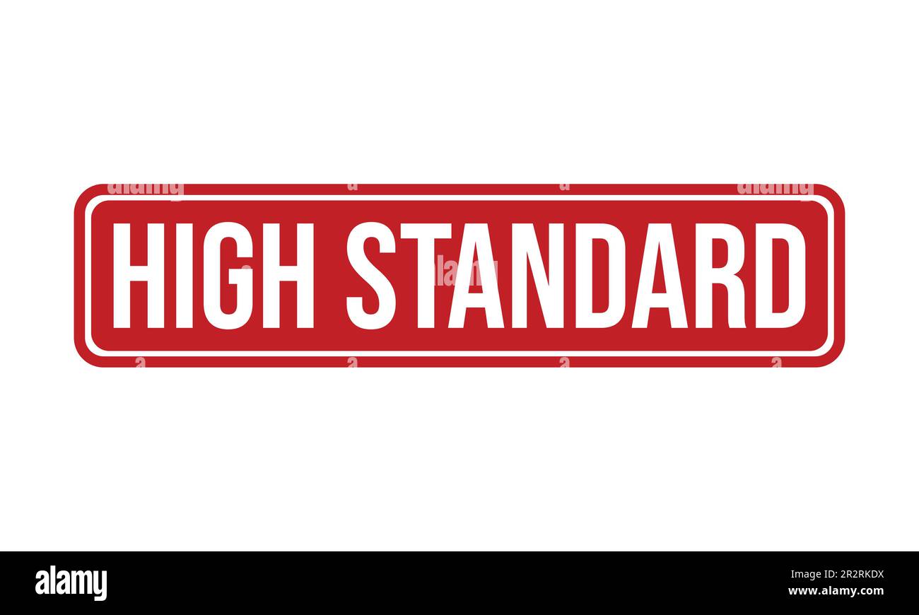 High Standard Rubber Stamp Seal Vector Stock Vector Image & Art - Alamy