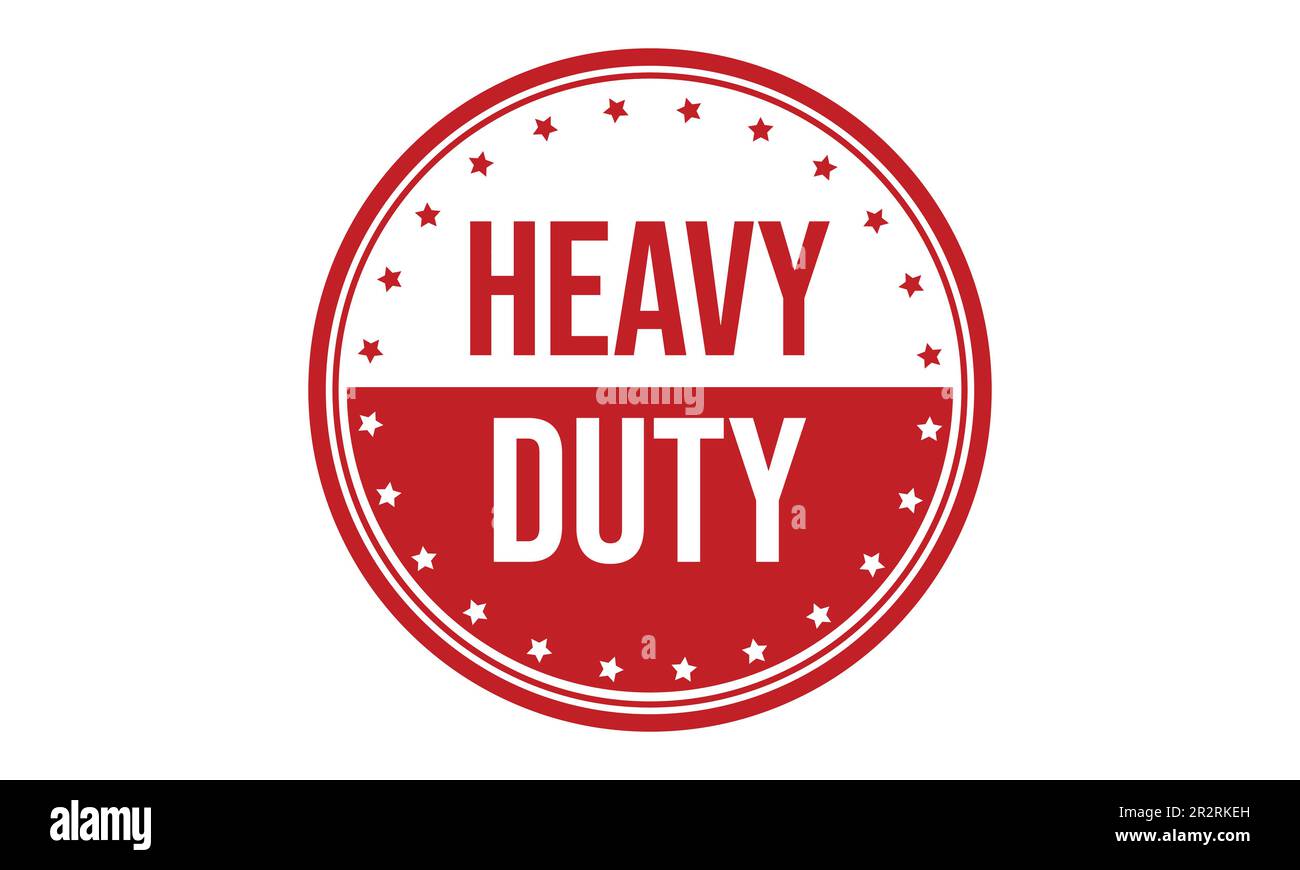 Heavy Duty Rubber Stamp Seal Vector Stock Vector Image & Art - Alamy