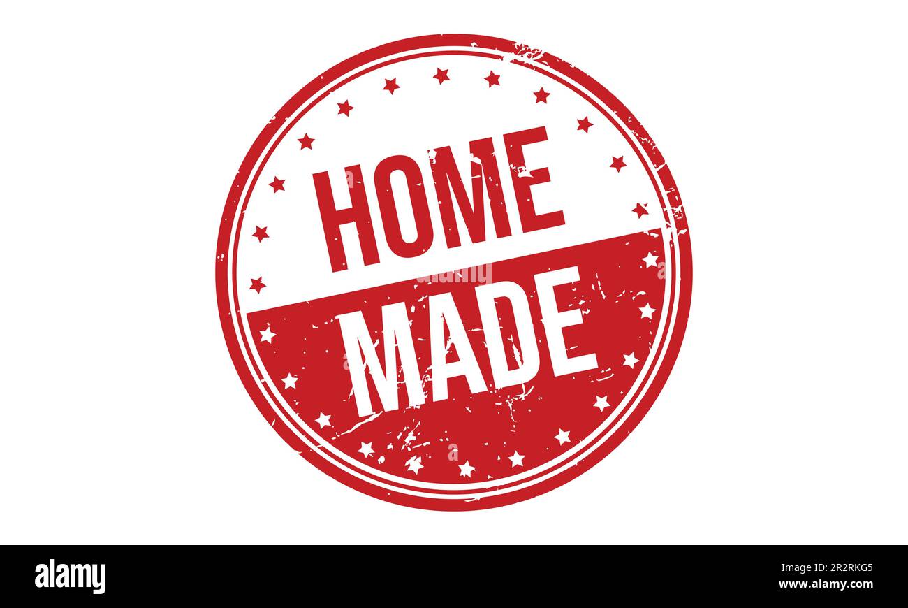 Home Made Rubber Stamp Seal Vector Stock Vector Image & Art - Alamy