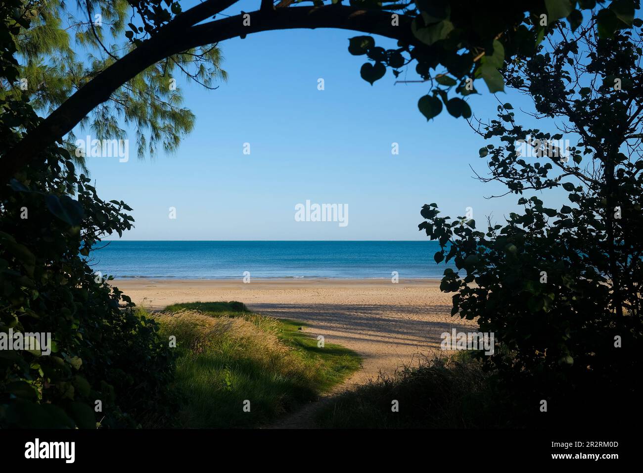 Path to Casuarina Beach on Casuarina Coastal Reserve in Darwin Northern ...