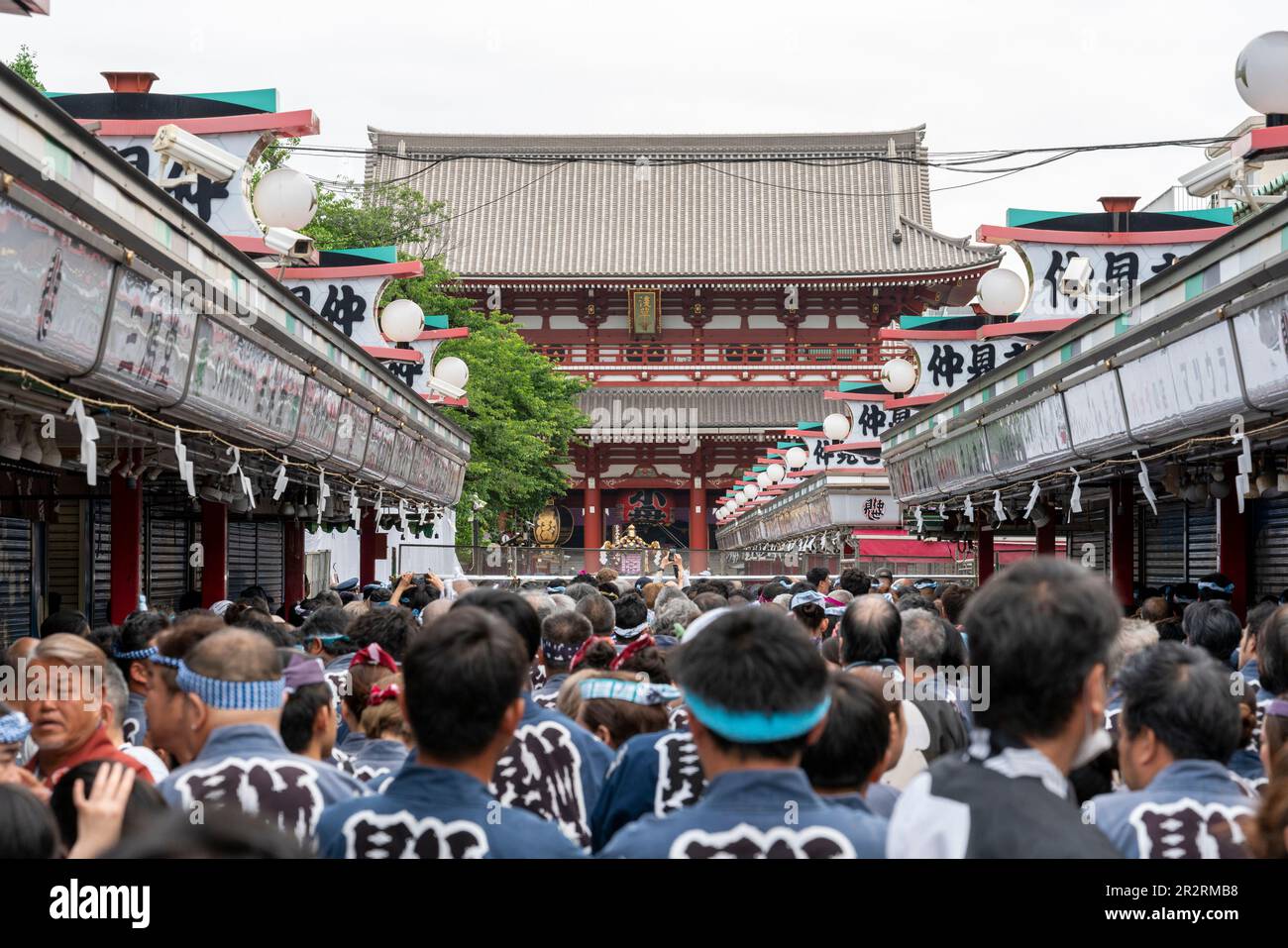 General view, Asakusa Sanja Matsuri is an annual festival which takes ...