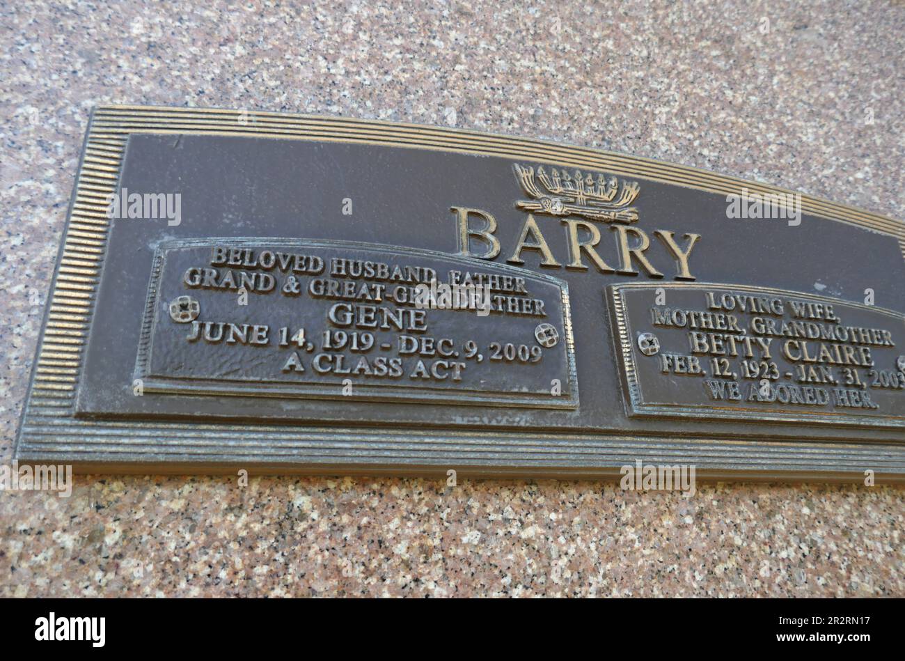 Gene Barry Grave