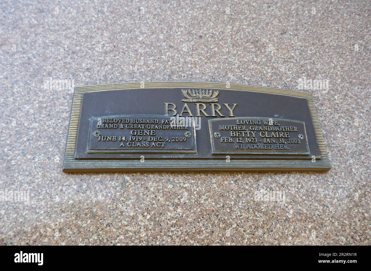 Gene Barry Grave