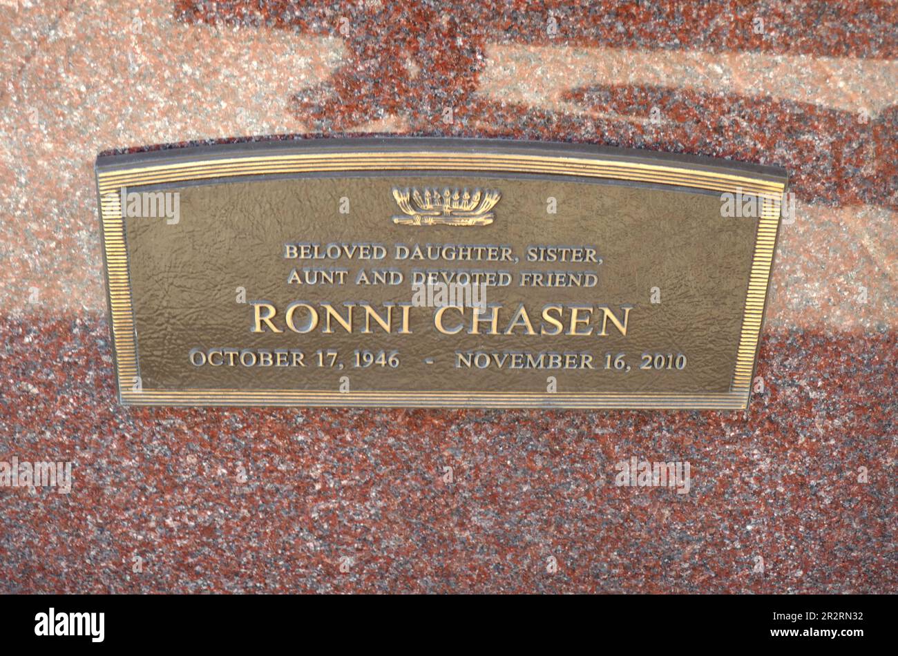 Los Angeles, California, USA 18th May 2023 Publcist Ronni Chasen Grave ...