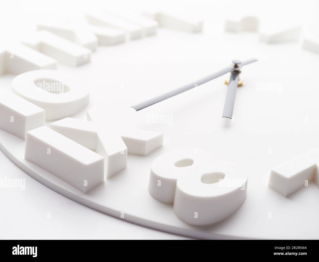 Time management image of wall clock Stock Photo - Alamy
