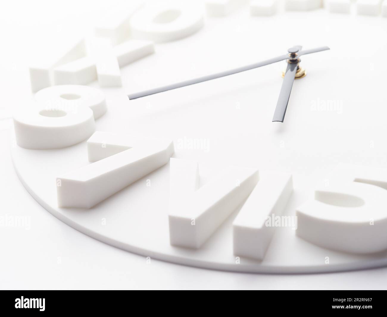 Time management image of wall clock Stock Photo - Alamy