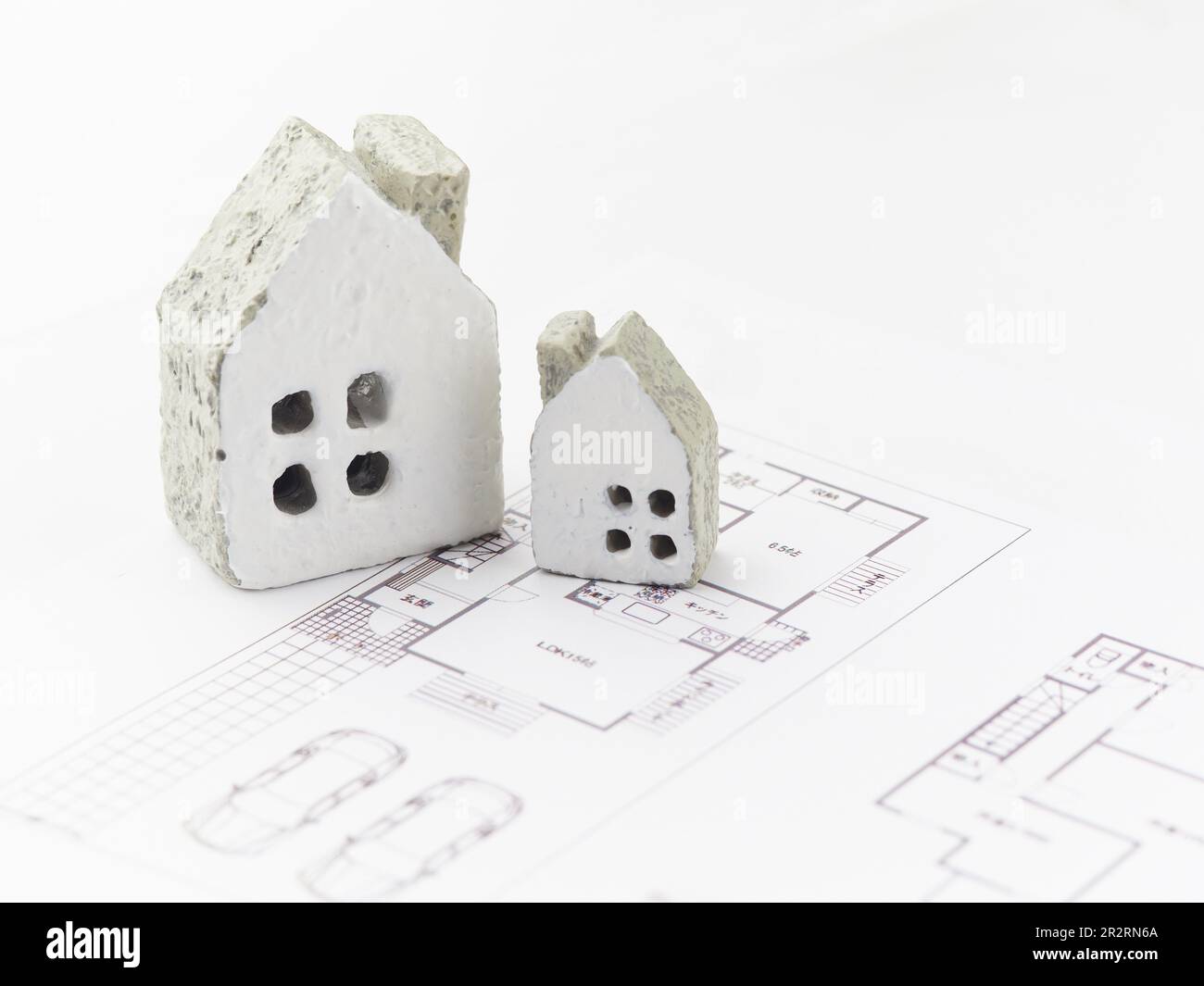 My home construction plan Stock Photo - Alamy