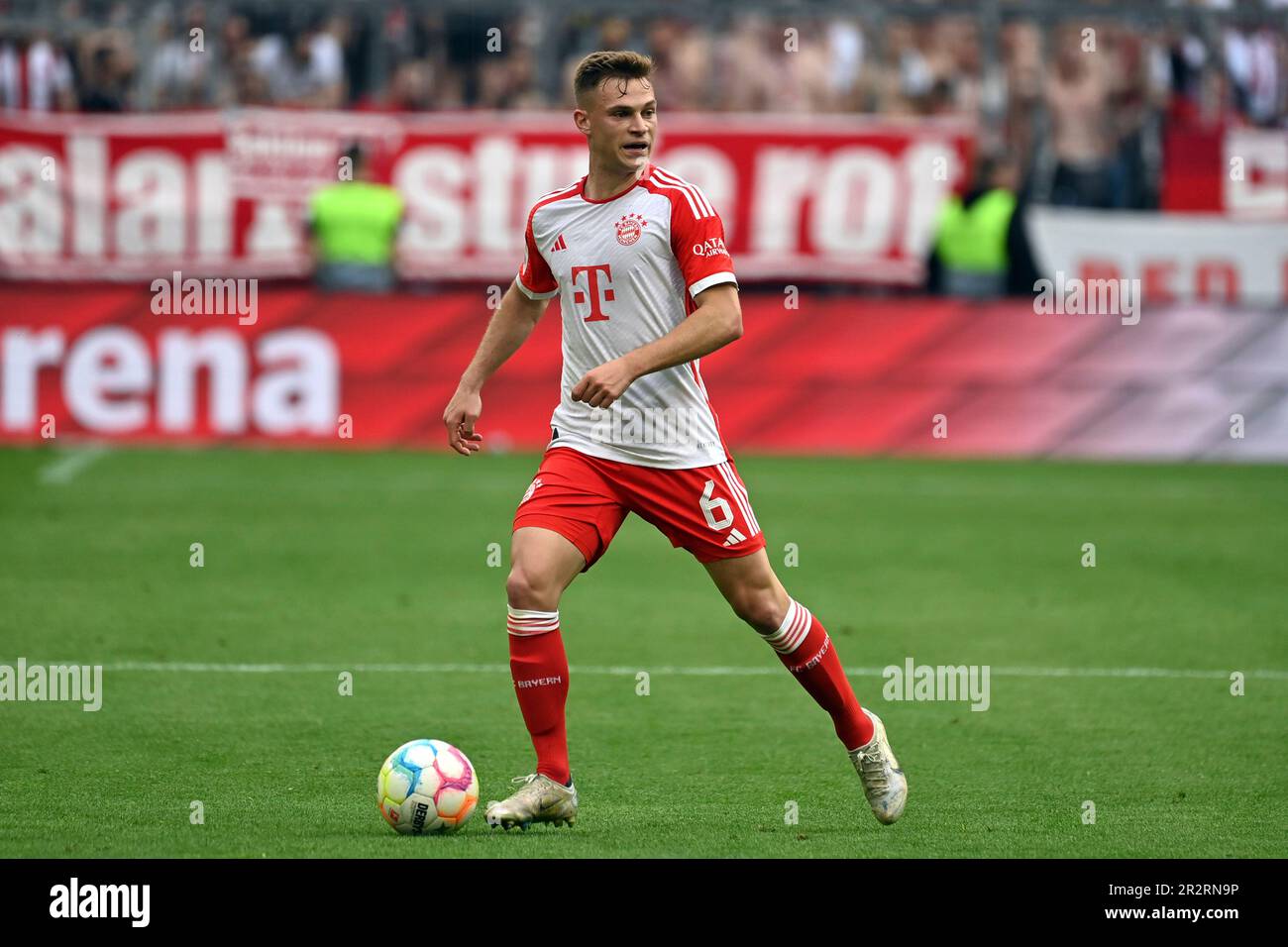 Munich, Deutschland. 20th May, 2023. Joshua KIMMICH (FC Bayern Munich), action, single action ...