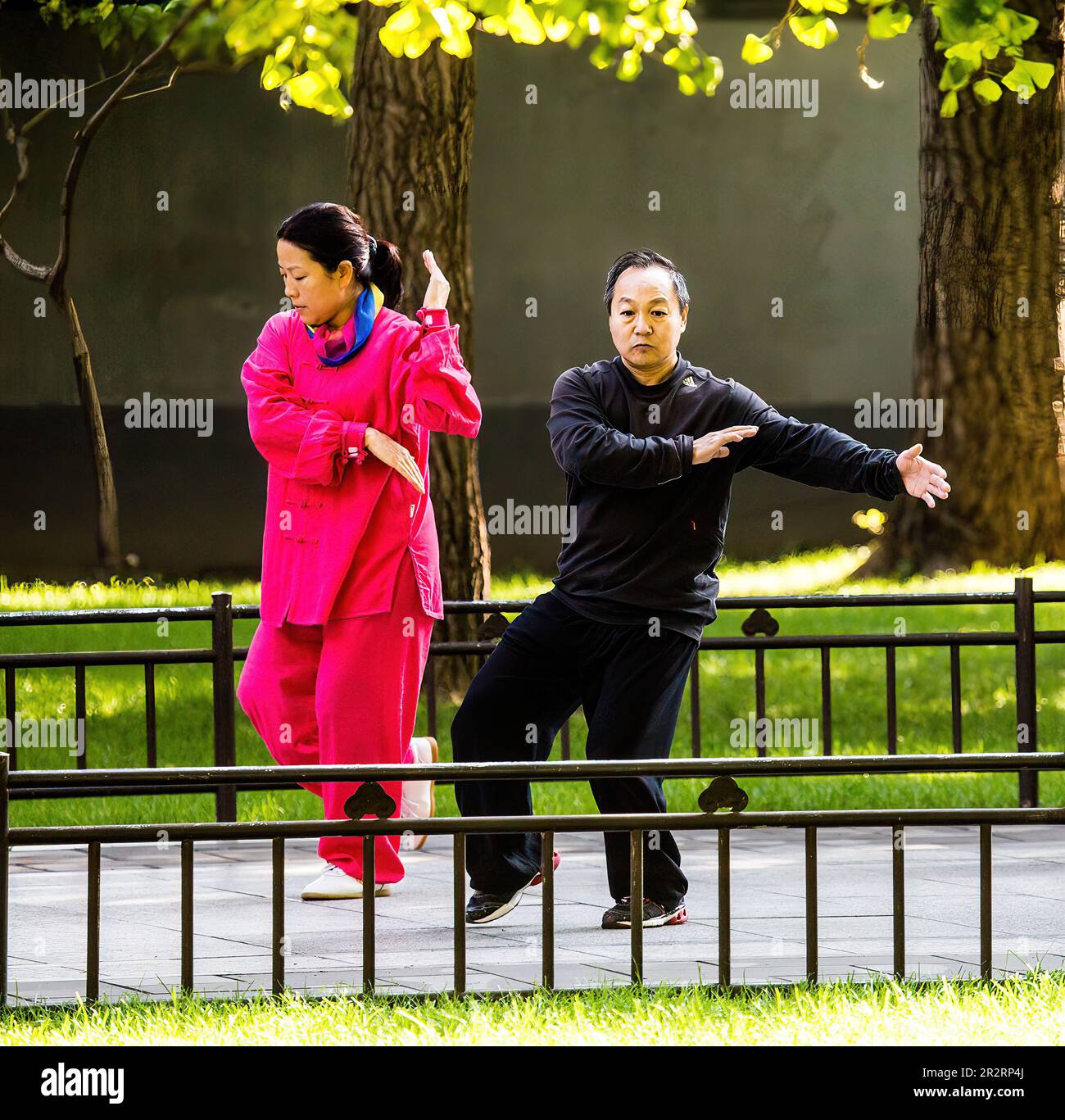 Slow movement exercise hi-res stock photography and images - Alamy