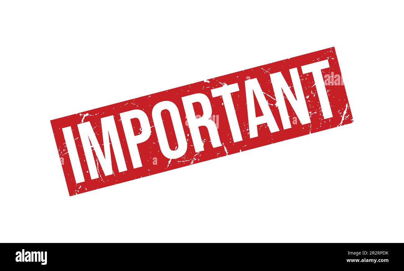 Important Rubber Stamp Seal Vector Stock Vector Image & Art - Alamy