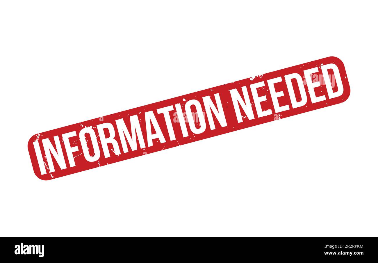 Information needed seal hi-res stock photography and images - Alamy
