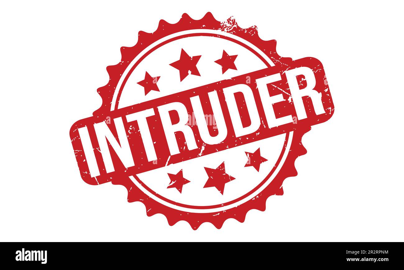 Intruder Rubber Stamp Seal Vector Stock Vector Image And Art Alamy