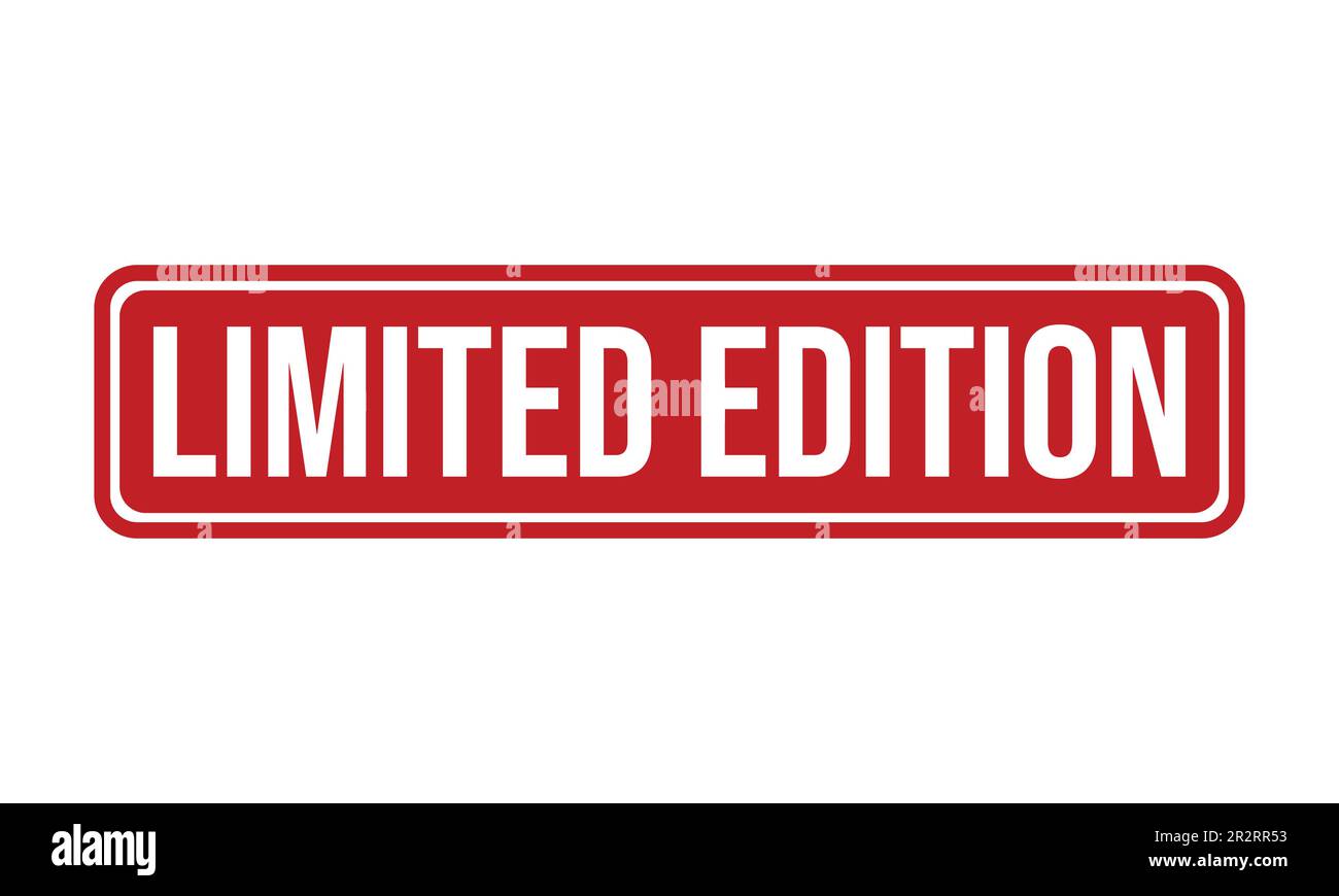 Limited Edition Rubber Stamp Seal Vector Stock Vector Image & Art - Alamy