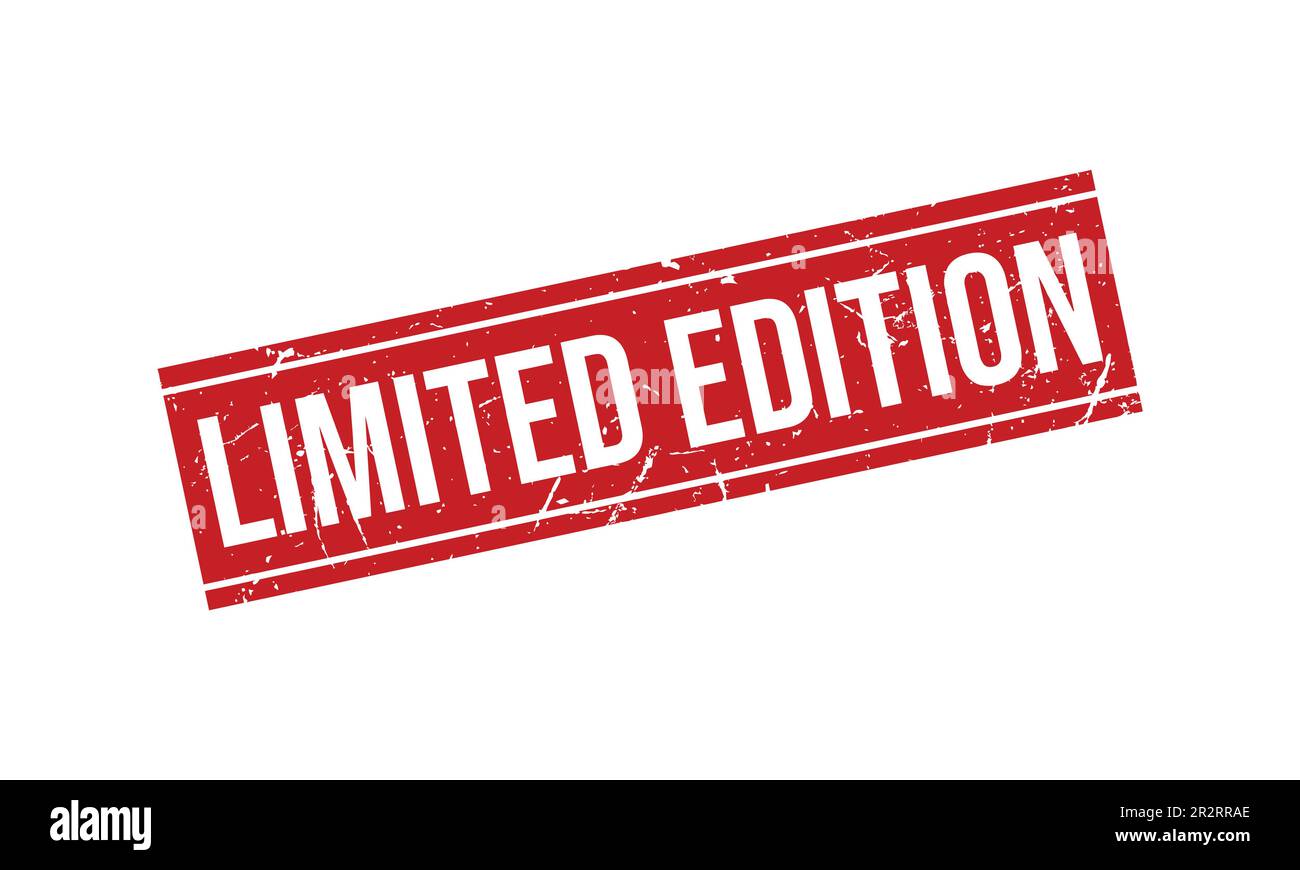 Limited Edition Rubber Stamp Seal Vector Stock Vector Image & Art - Alamy