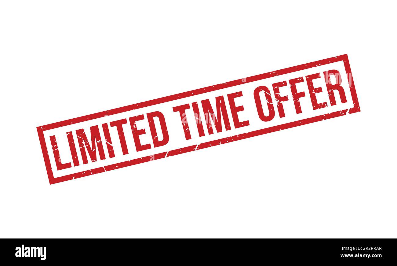 Limited time offer stamp Stock Vector Images - Alamy