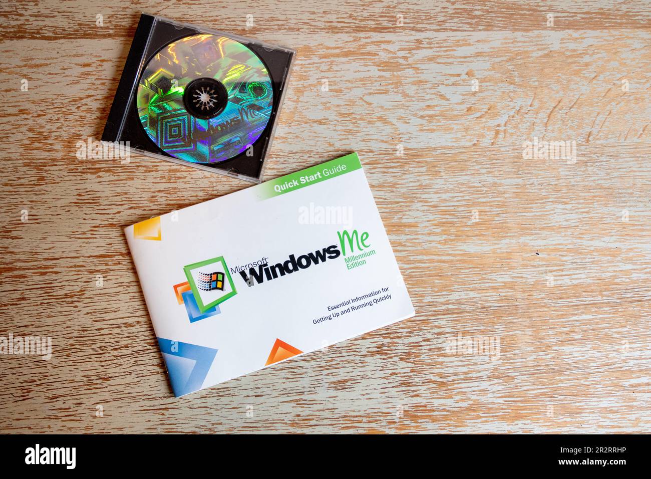 Disc and booklet for Microsoft Windows ME Millennium Edition Stock ...