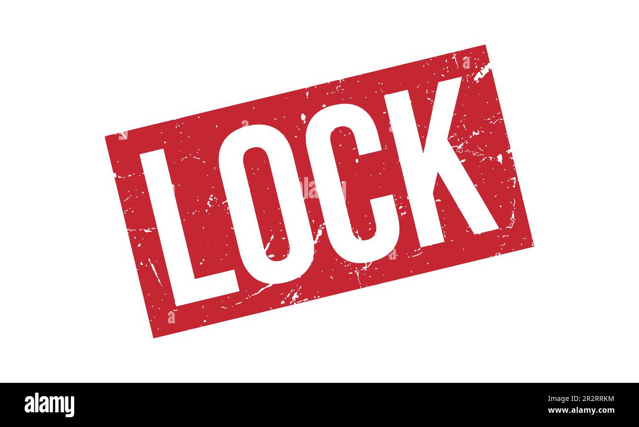 LOCK Rubber Stamp Seal Vector Stock Vector Image & Art - Alamy