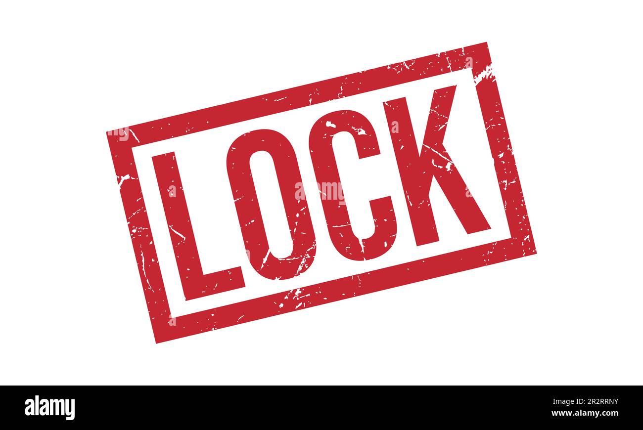 LOCK Rubber Stamp Seal Vector Stock Vector Image & Art - Alamy