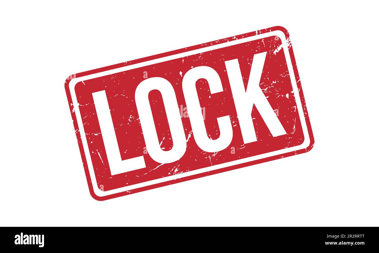 LOCK Rubber Stamp Seal Vector Stock Vector Image & Art - Alamy