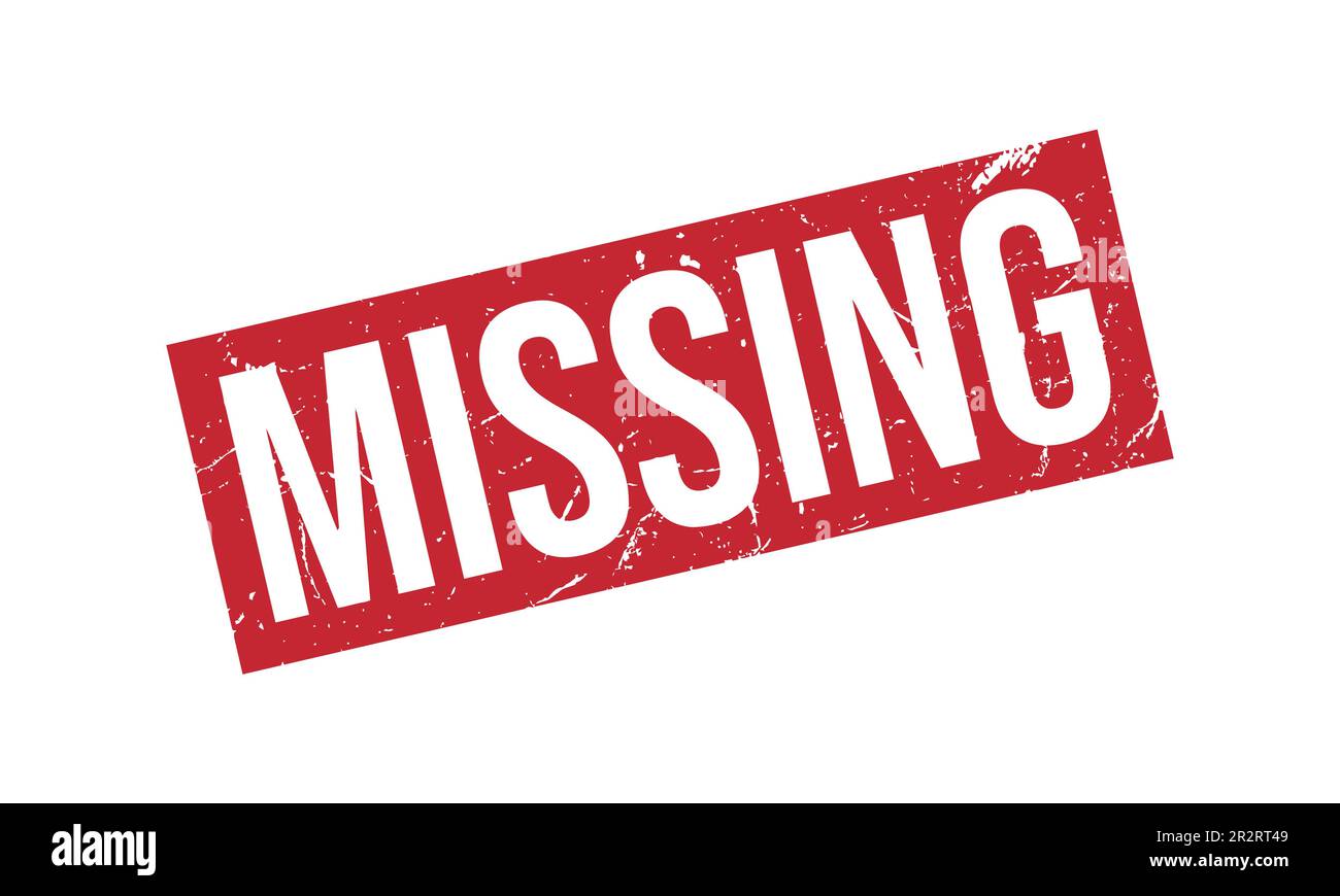 Missing Rubber Stamp Seal Vector Stock Vector Image & Art - Alamy
