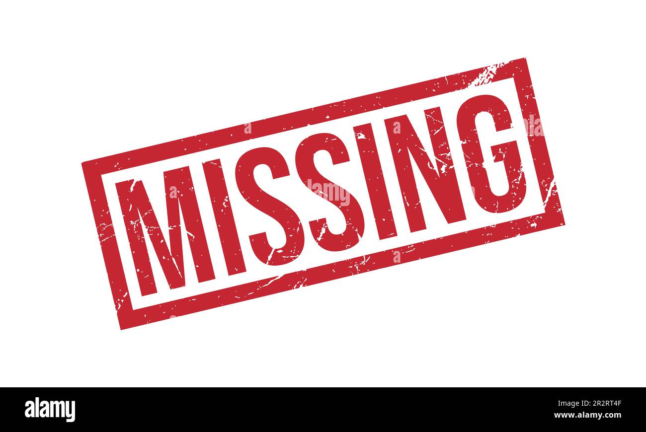 Missing Rubber Stamp Seal Vector Stock Vector Image & Art - Alamy