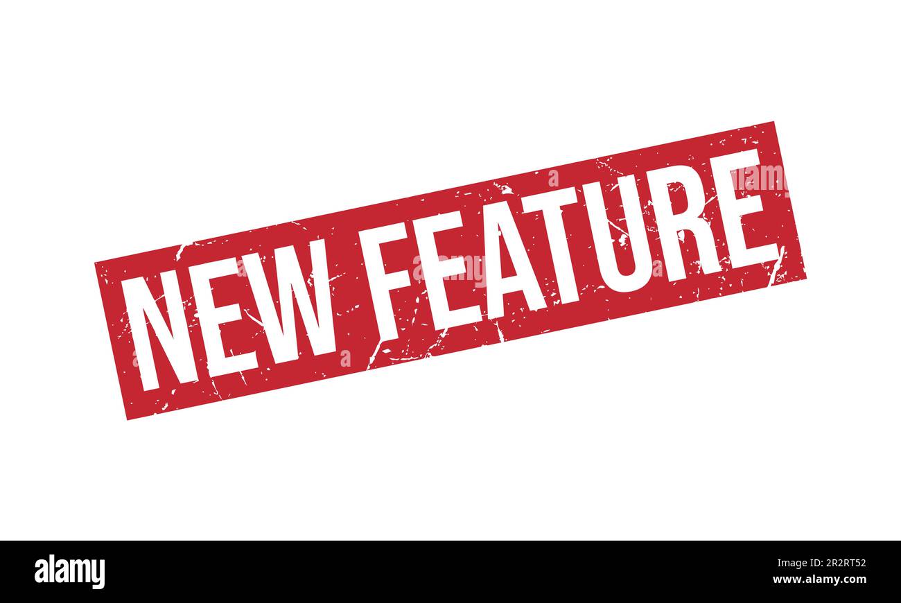 New Feature Rubber Stamp Seal Vector Stock Vector Image & Art - Alamy