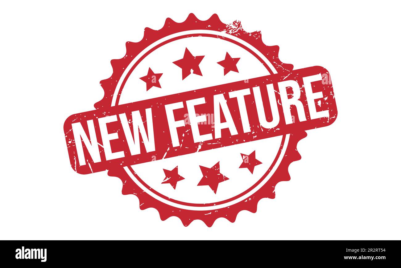 New Feature Rubber Stamp Seal Vector Stock Vector Image & Art - Alamy