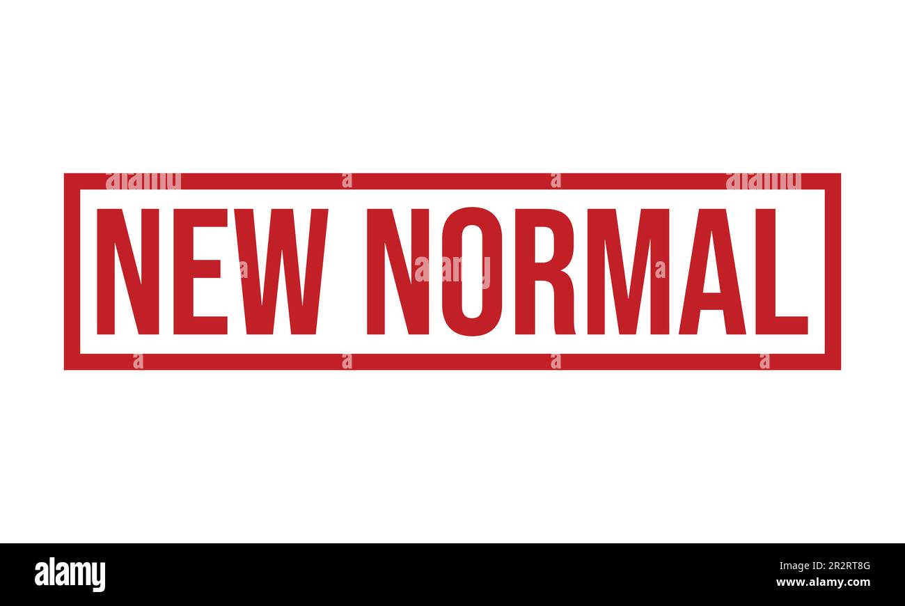 New normal stamp hi-res stock photography and images - Alamy