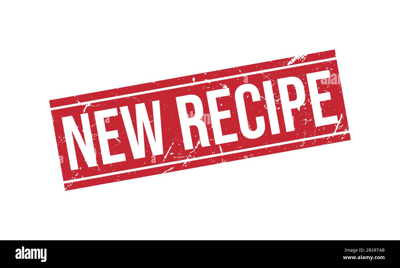 New Recipe Rubber Stamp Seal Vector Stock Vector Image & Art - Alamy