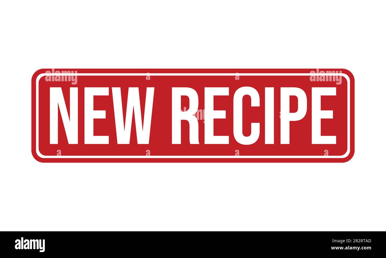 New recipe seal hi-res stock photography and images - Alamy