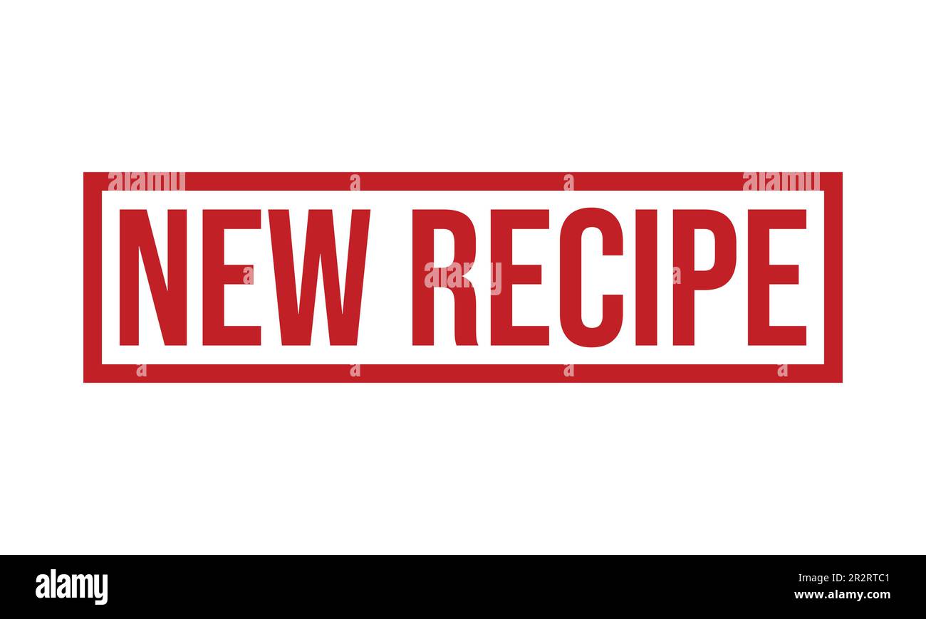 New recipe seal hi-res stock photography and images - Alamy