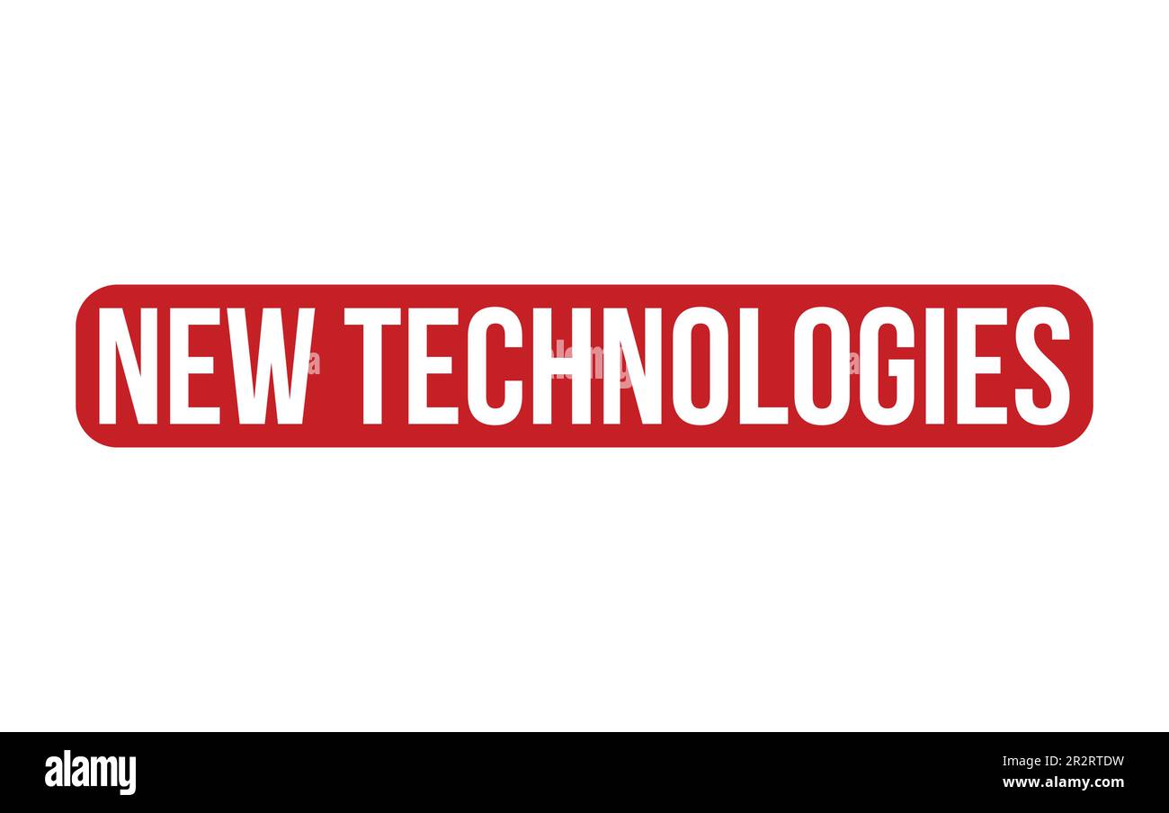 Red New Technologies Rubber Stamp Seal Vector Stock Vector Image & Art ...
