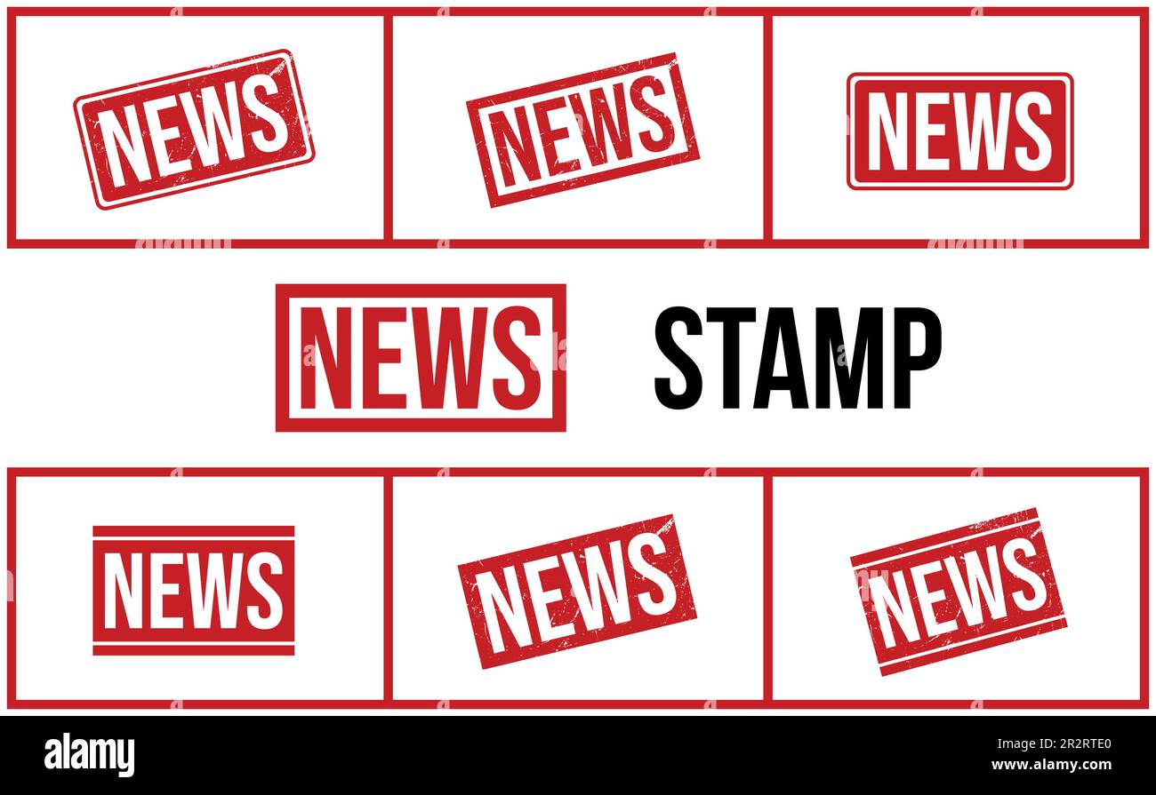 News rubber stamp hi-res stock photography and images - Alamy