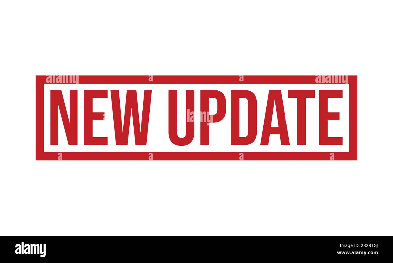 New update rubber stamp hi-res stock photography and images - Alamy