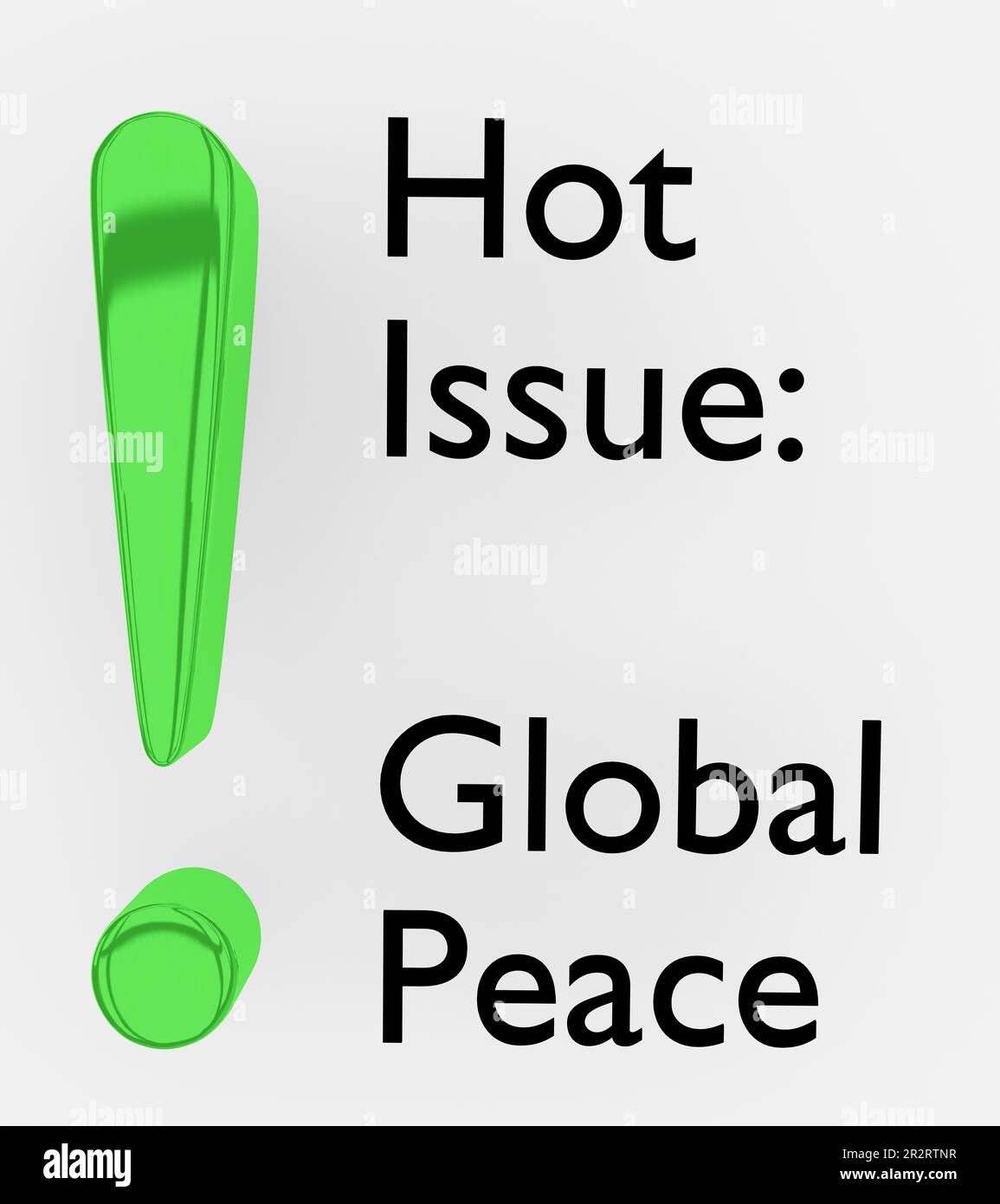 Planet earth exclamation mark social hi-res stock photography and ...