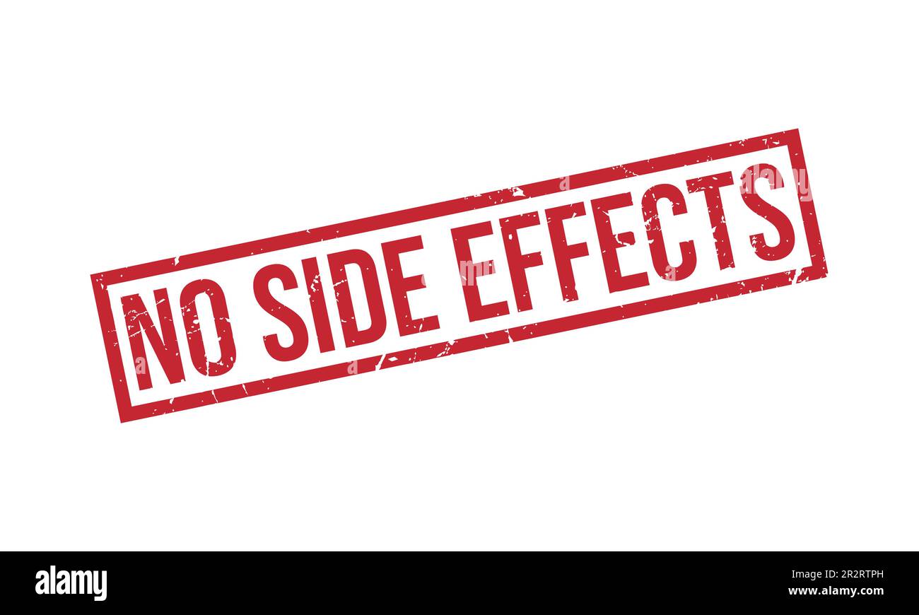 No side effects stamp hi-res stock photography and images - Alamy