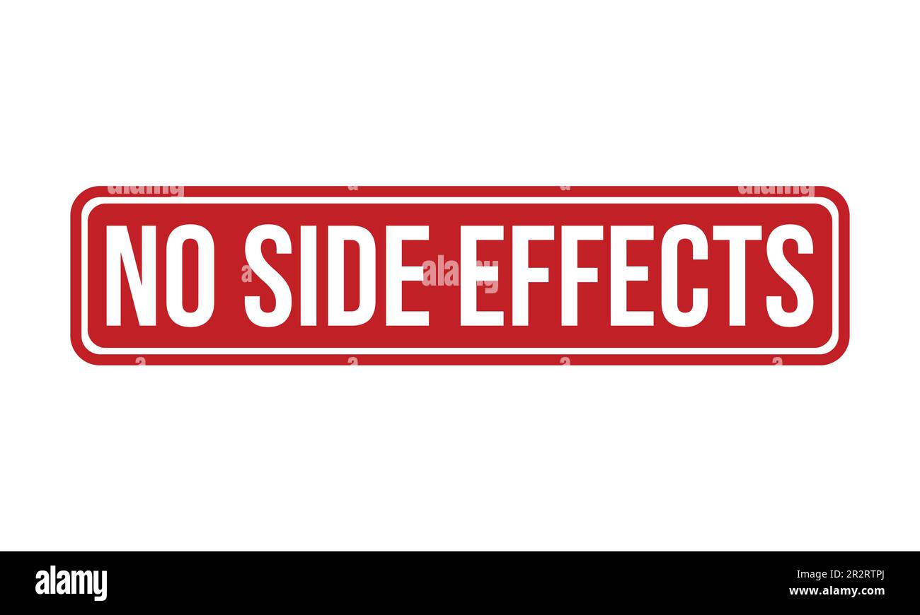 No side effects stamp hi-res stock photography and images - Alamy