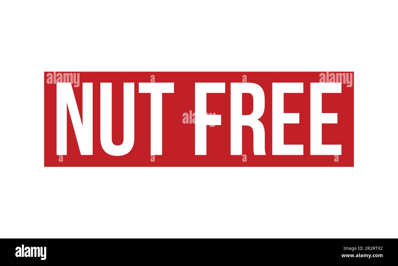 Nut Free Rubber Stamp Seal Vector Stock Vector Image & Art - Alamy
