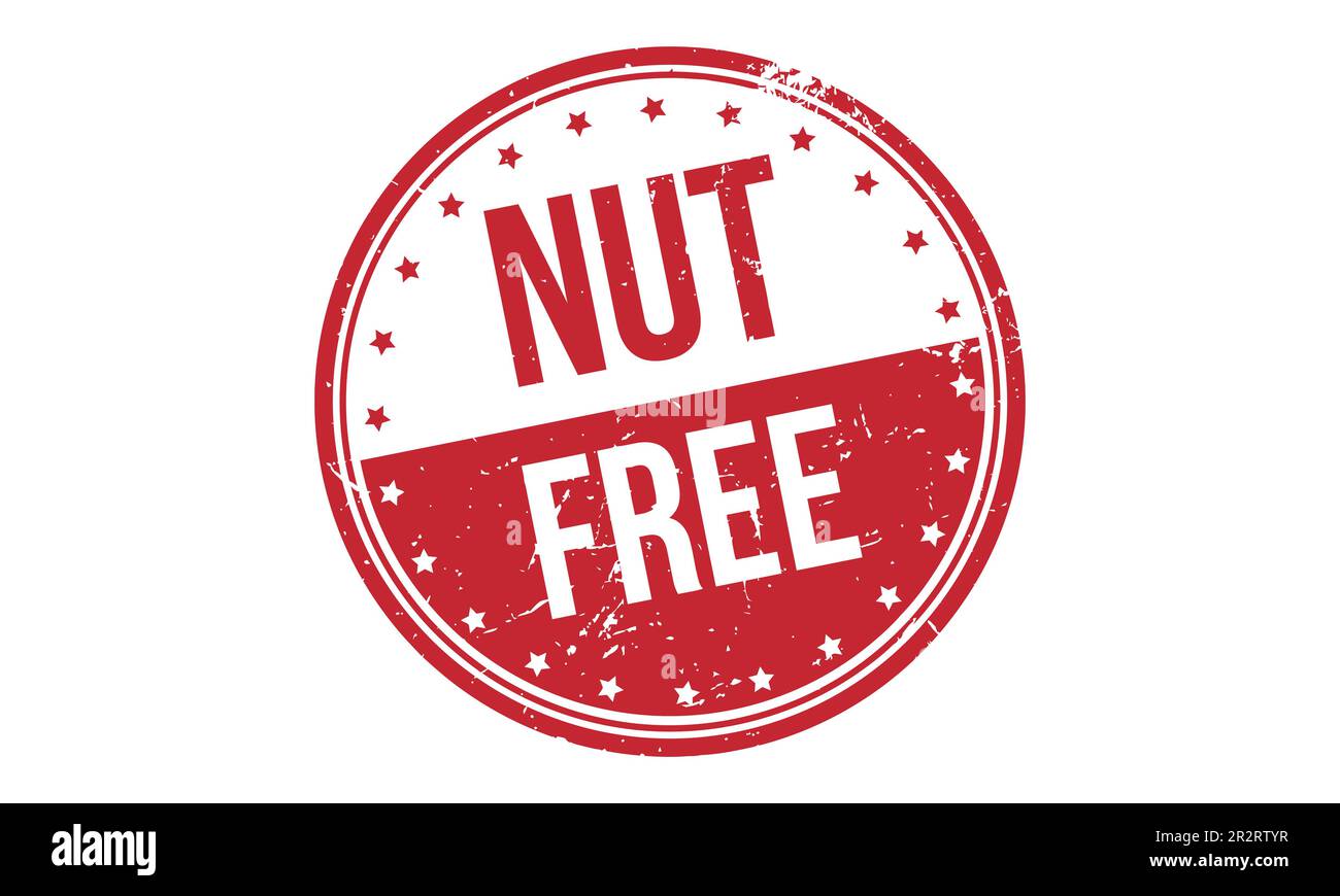 Nut Free Rubber Stamp Seal Vector Stock Vector Image & Art - Alamy