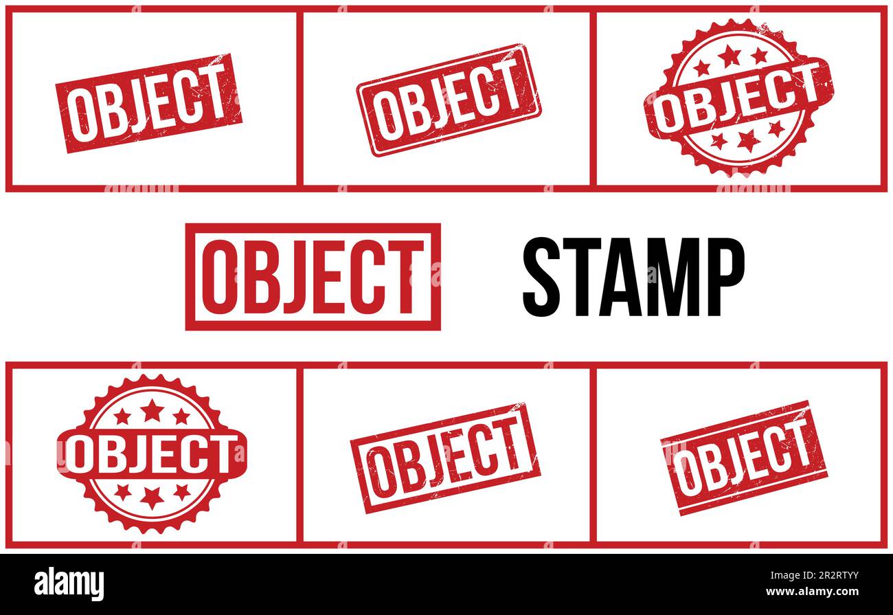 Object Rubber Stamp Set Vector Stock Vector Image & Art - Alamy