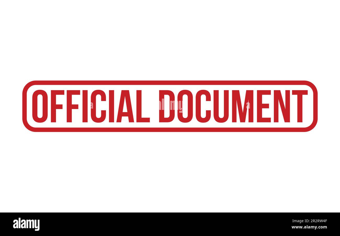 Official Document Rubber Stamp Seal Vector Stock Vector Image & Art - Alamy